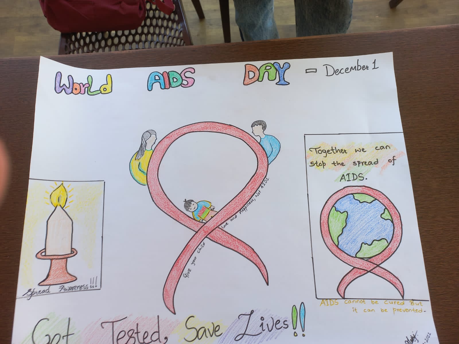 Hiv Aids Posters Awareness Drawing